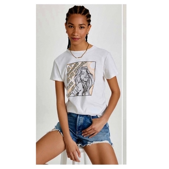 Re/Done | Tops | Redone Be The Sunshine Classic Tee Shirt | Poshmark